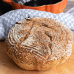 No-Knead Topfbrot mit Emmer-Mehl - Küchenmomente