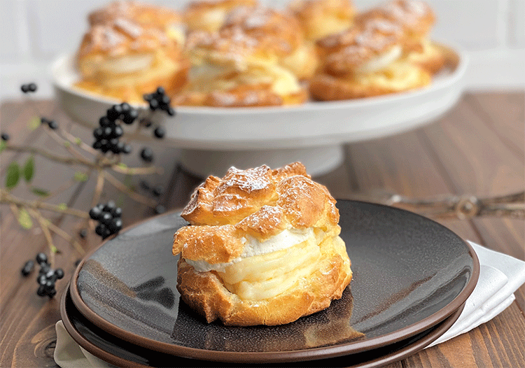 Princes Krofne - Serbische gefüllte Brandteigkrapfen - Küchenmomente